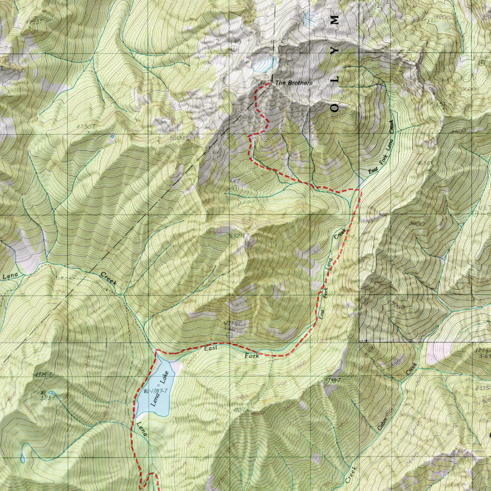 The Brothers – Trail map posters – Paper Cairns