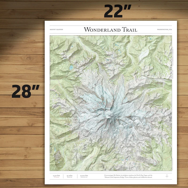 Wonderland Trail – Mt. Rainier – Paper Cairns