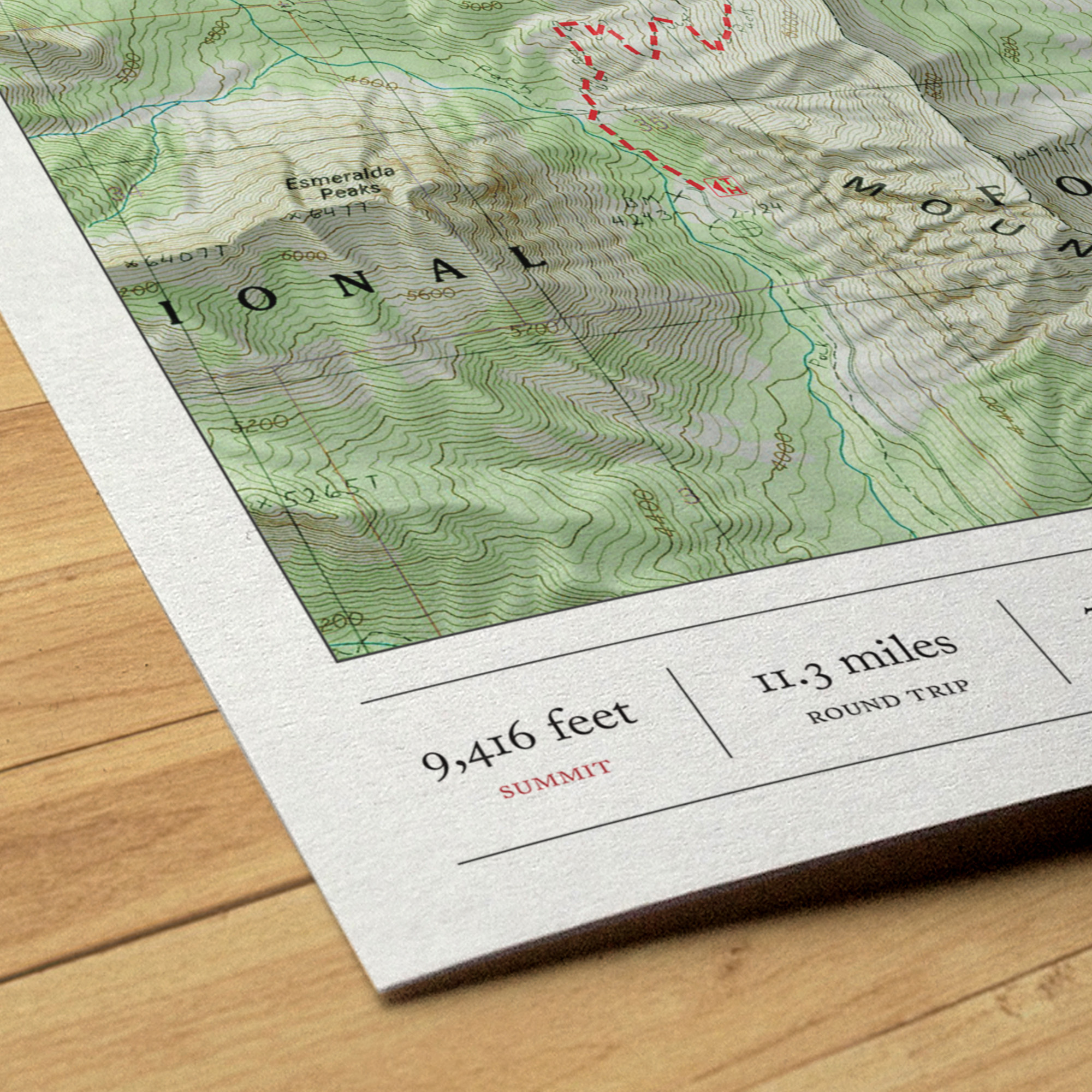 Mt. Stuart: Cascadian Couloir – Trail map prints – Paper Cairns